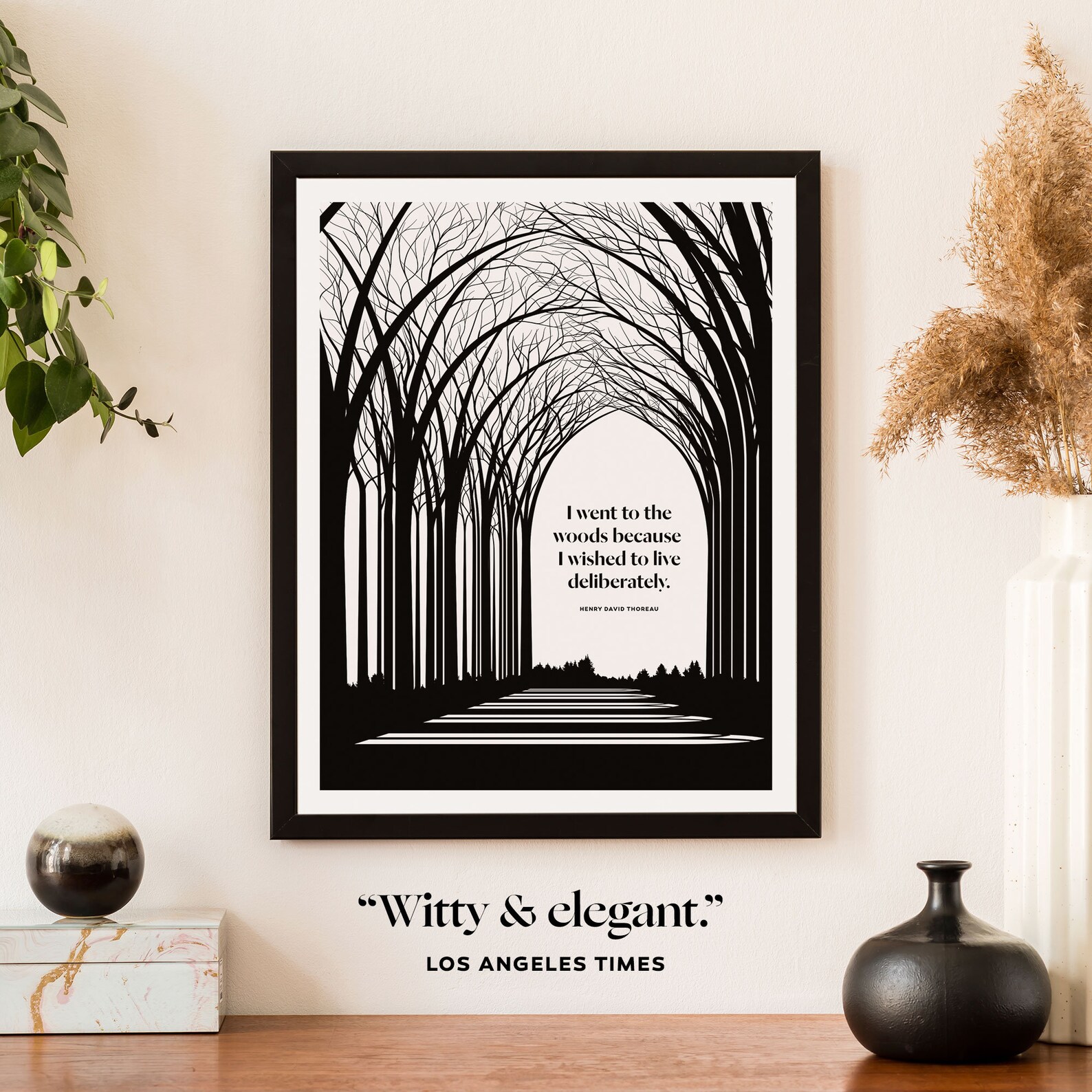 Henry David Thoreau Literary Art Print Walden Quote - Etsy