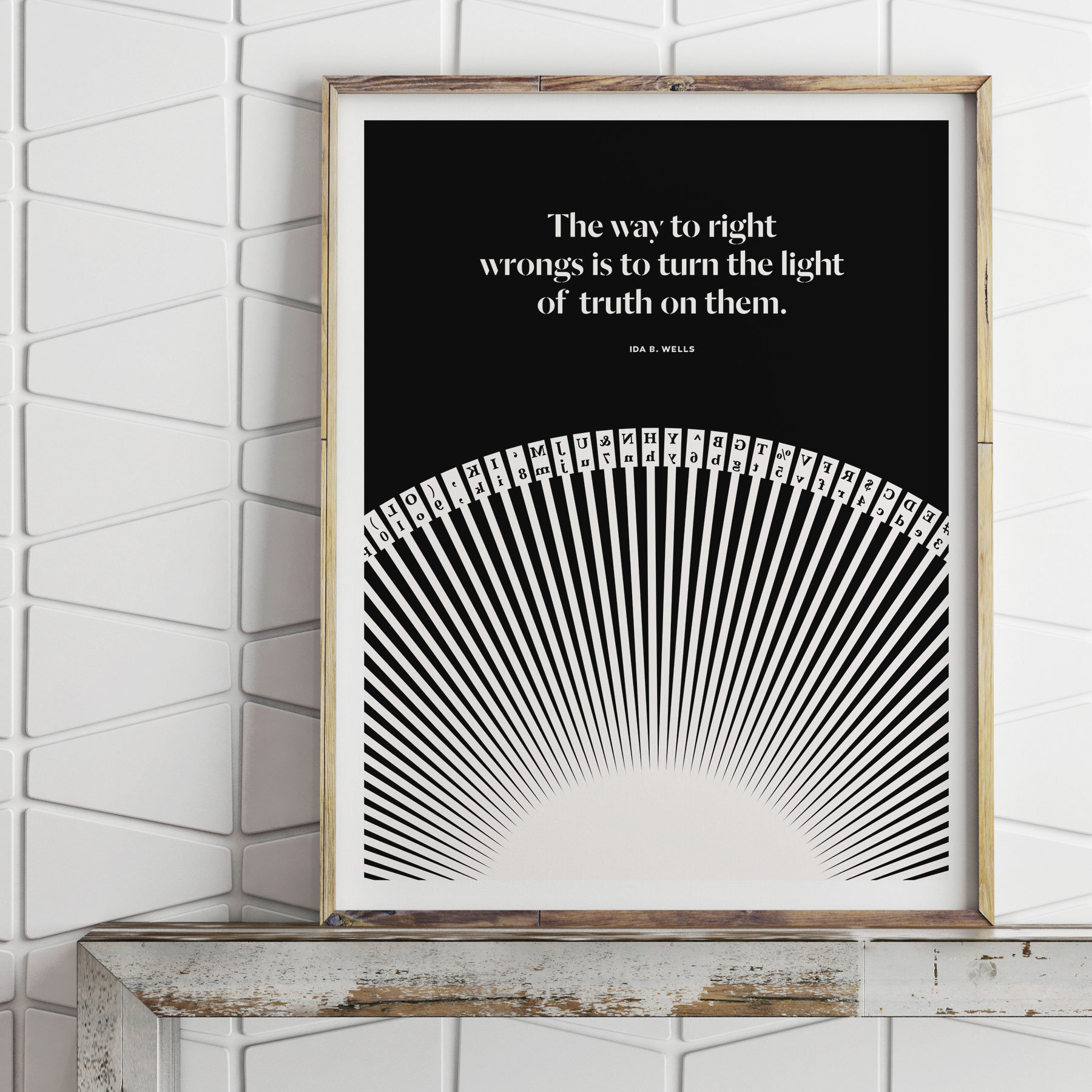 Ida B. Wells Literary Art Print Truth Quote African American - Etsy UK