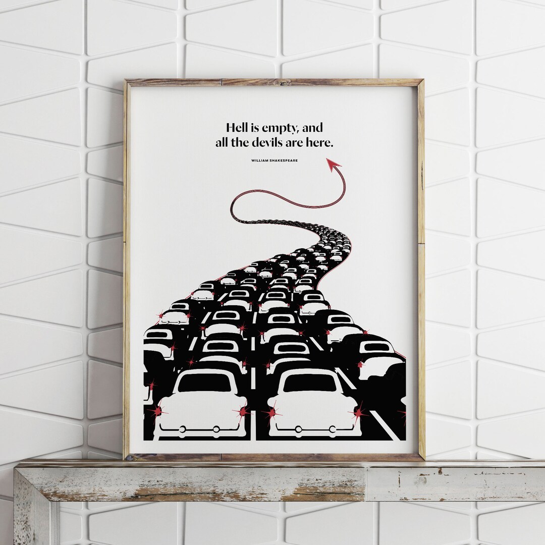 Shakespeare "the Tempest" Quote Print: Funny Theater Gift - Etsy