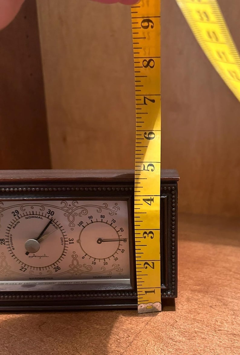 Vintage Airguide Bakelite Weather Station – Art Deco Barometer ...