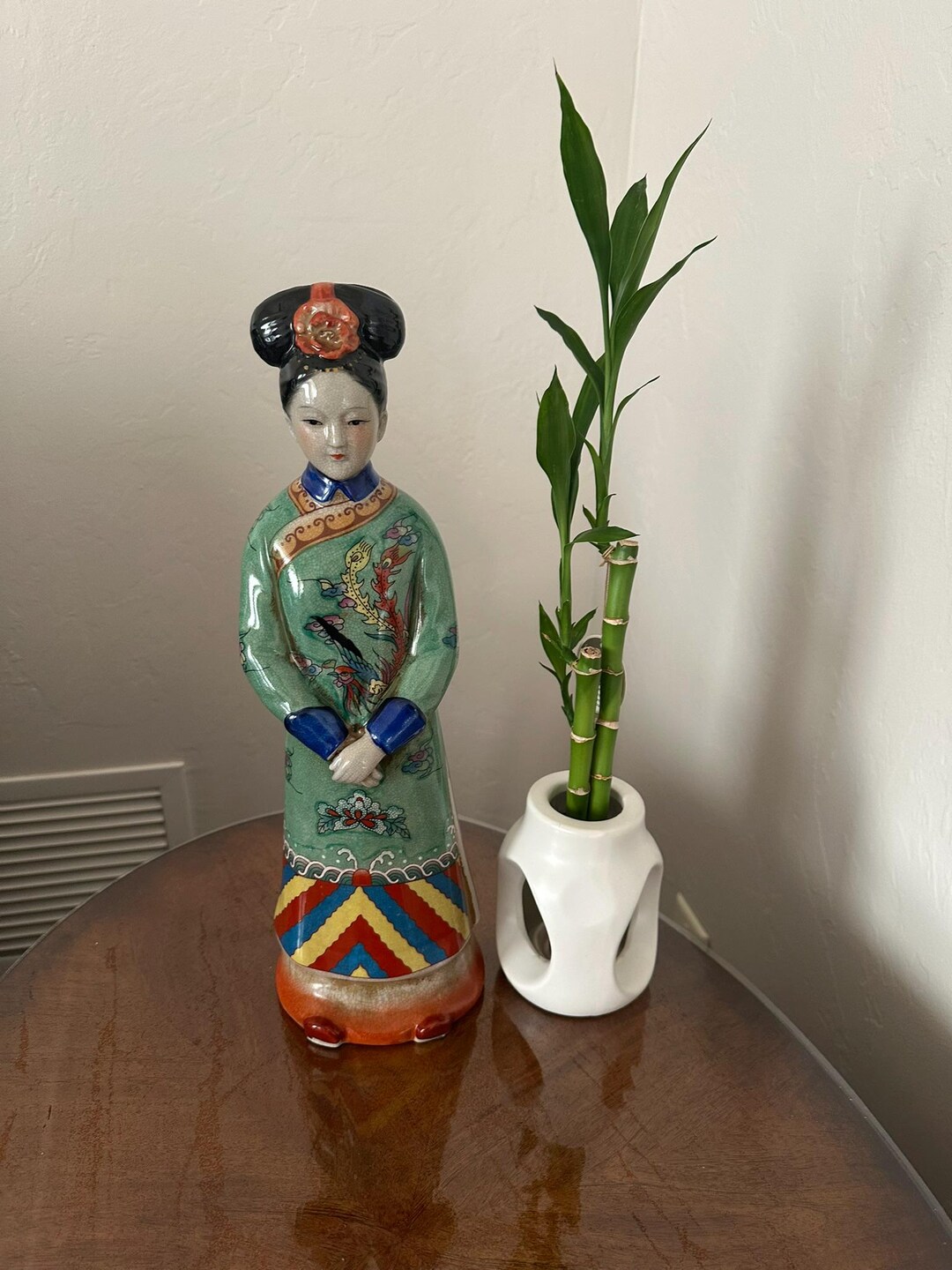 Vintage Chinese Porcelain Statue From the Late Qing Dynasty Style. - Etsy