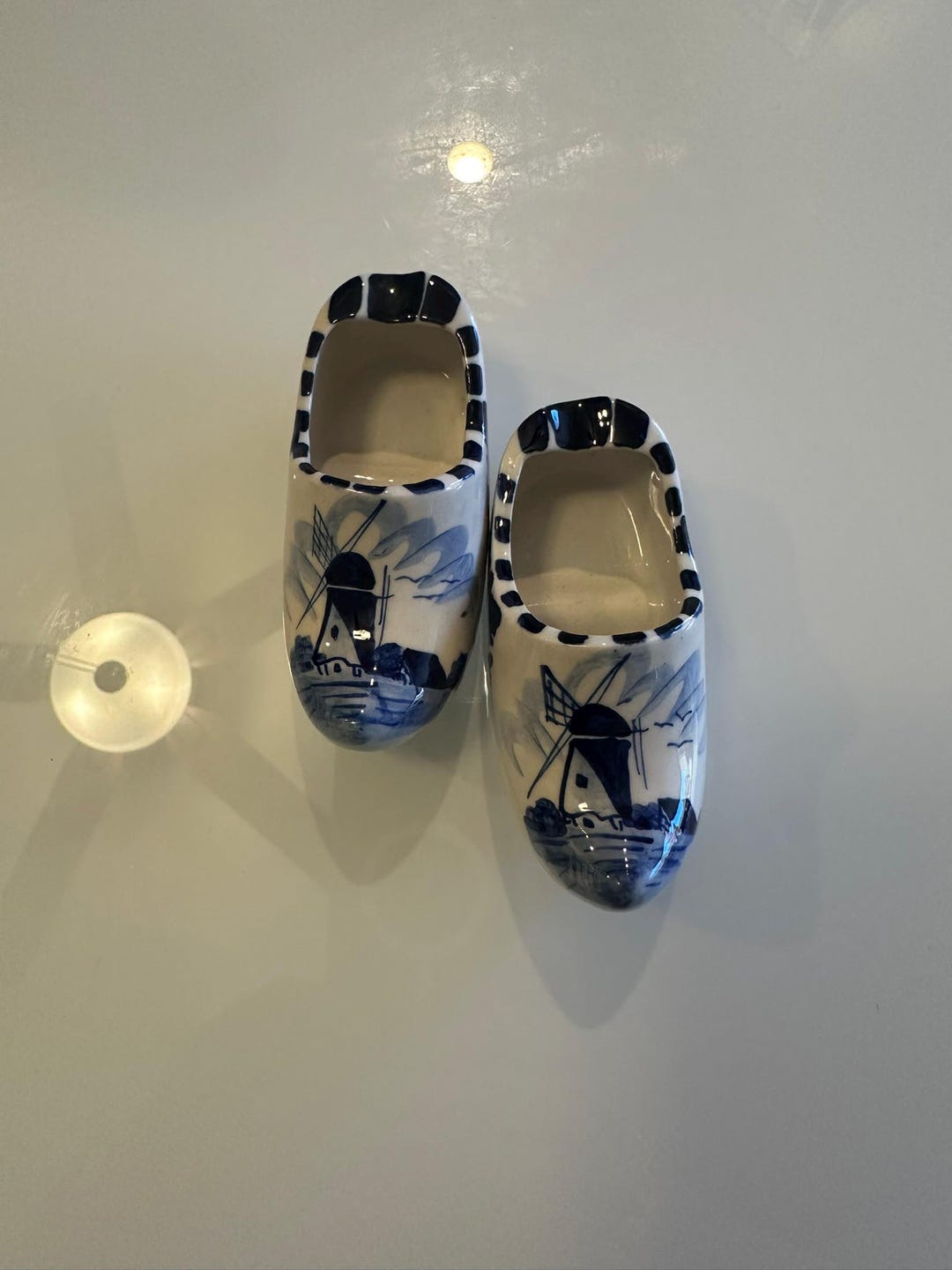 Vintage Ceramic Delft Blue Clogs - Etsy
