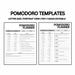 Printable Productivity Timer Log; Pomodoro Technique Planner; Study Log ...