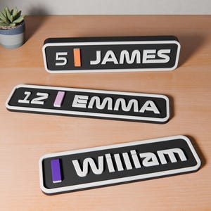 Custom 3D Sign. Formula One Racing Styled Sign. Personalize With Your ...