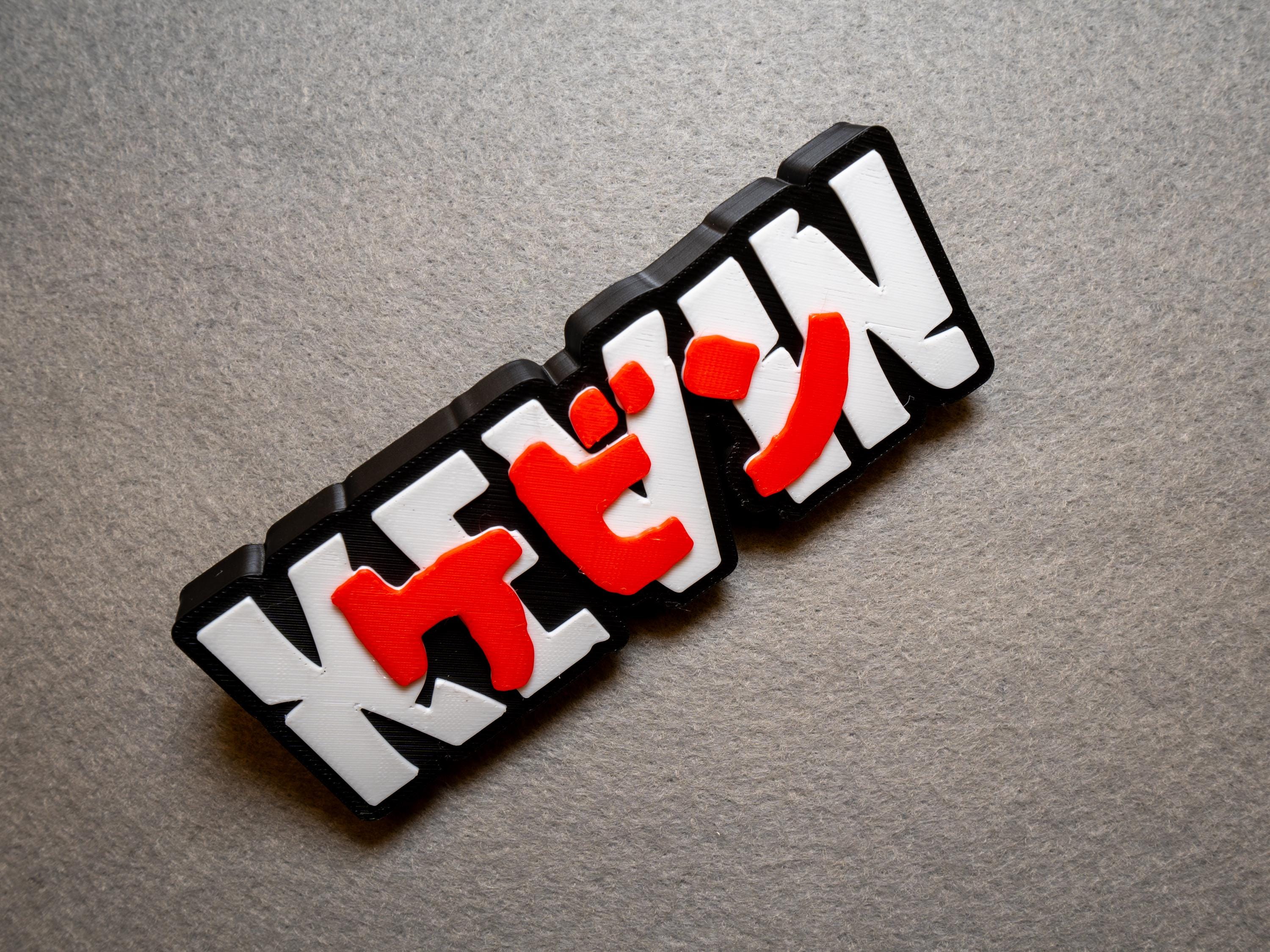 Personalized Katakana Name 3D Sign. Your Name in Japanese. Custom ...
