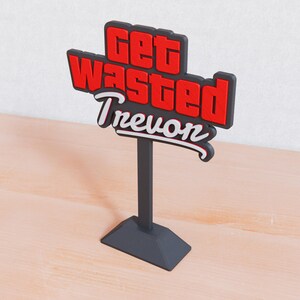 Personalized 3D Cake Topper. Vice City Style. for Birthdays ...