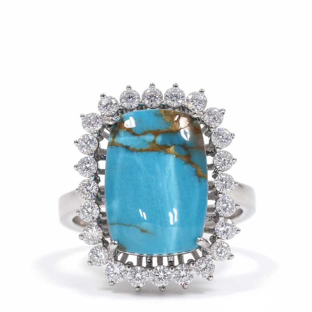 6.65 Ct Side Diamond Dichroic Stone Ring | Def Vvs-vs Cvd Diamonds ...
