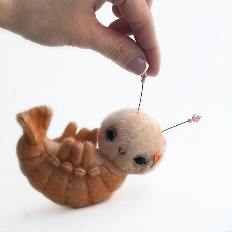 Shrimp Prawn PDF Sewing Pattern, Video Tutorial DIY Stuffed Toy Pattern ...