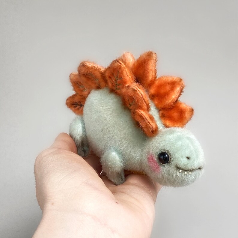 Stegosaurus PDF Sewing Pattern, Video Tutorial DIY Stuffed Toy Pattern ...