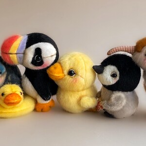 Puffin PDF Sewing Pattern Video Tutorial Bird DIY Stuffed Toy Pattern ...