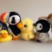 Puffin PDF Sewing Pattern Video Tutorial Bird DIY Stuffed Toy Pattern ...