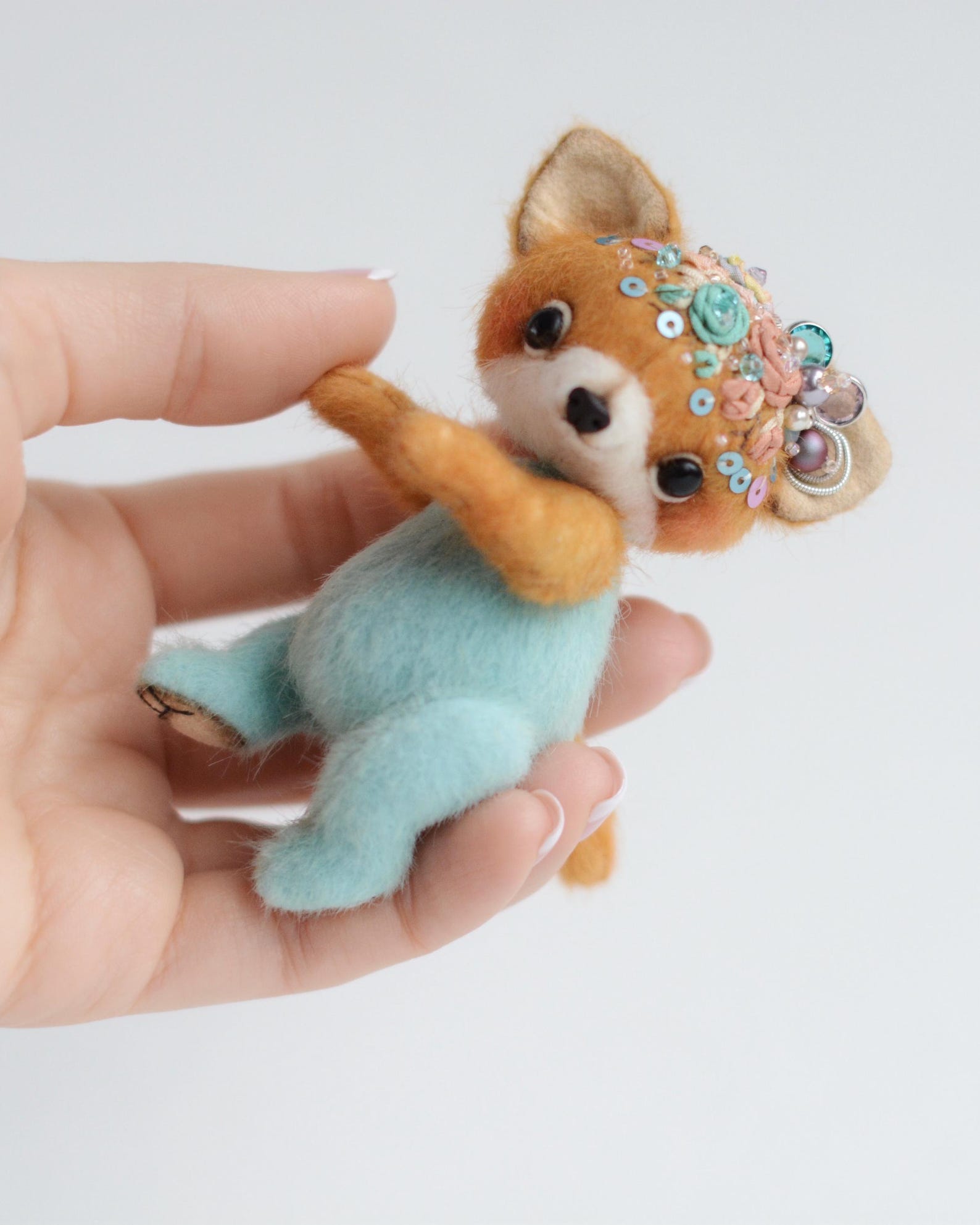 Miniature Fox Pattern, Fox Sewing Pattern, Mohair Fox PDF, Stuffed ...