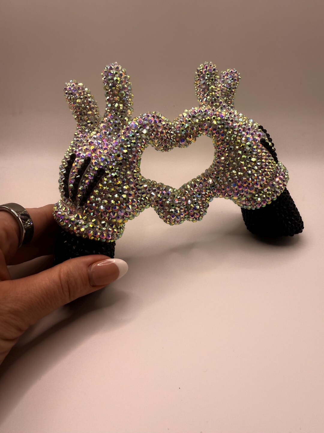 Hand Rhinestone Mickey Mouse Collectible - Etsy