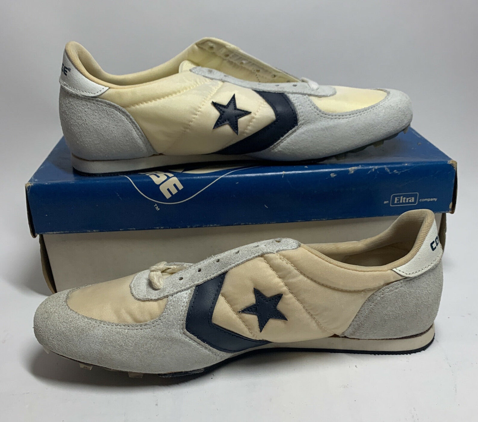 Vtg NOS Converse One Star Track Spikes Sz. 9.5 Spiked Running Shoe ...