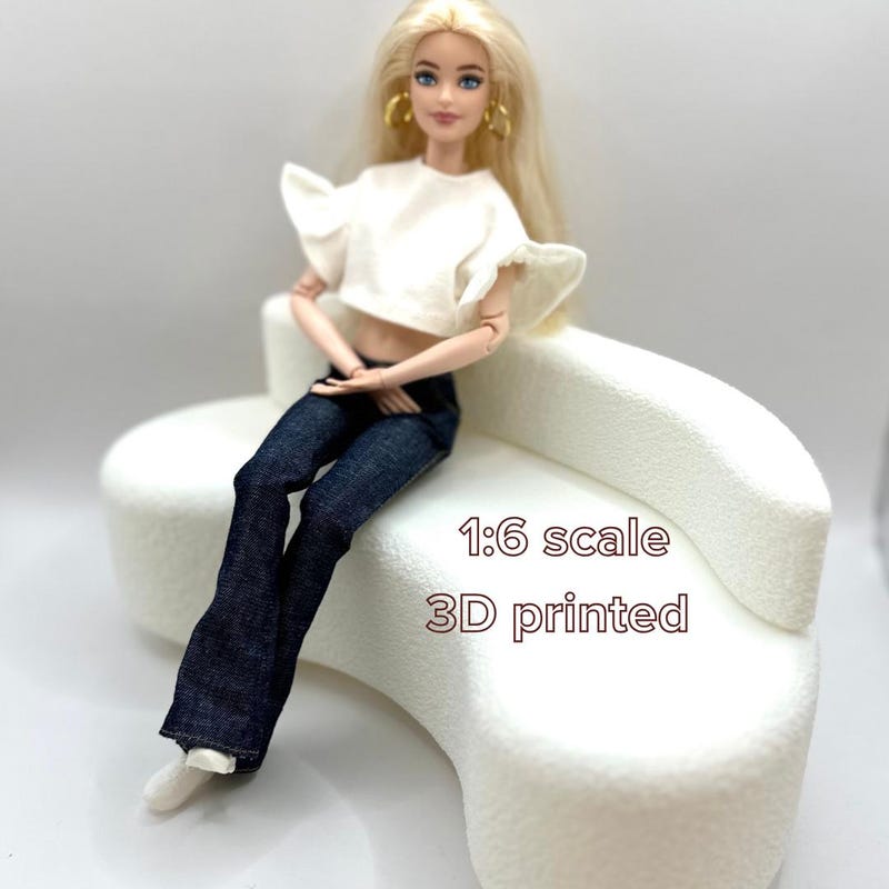 1/6 Scale Brown Couch - Etsy