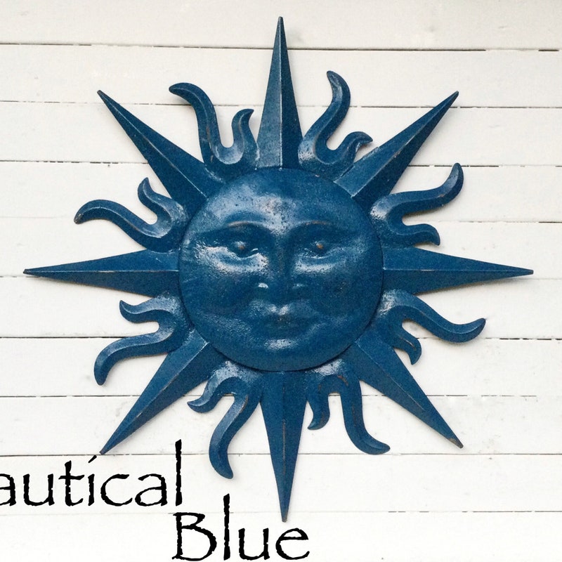 Large Metal Sun Wall Art - Etsy