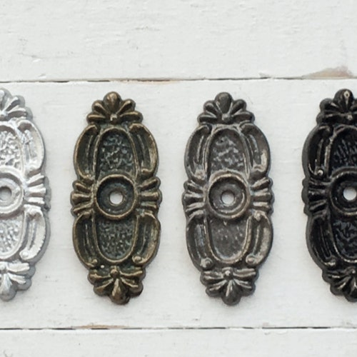 Back Plates Furniture Appliques shabby Chic Hardware - Etsy