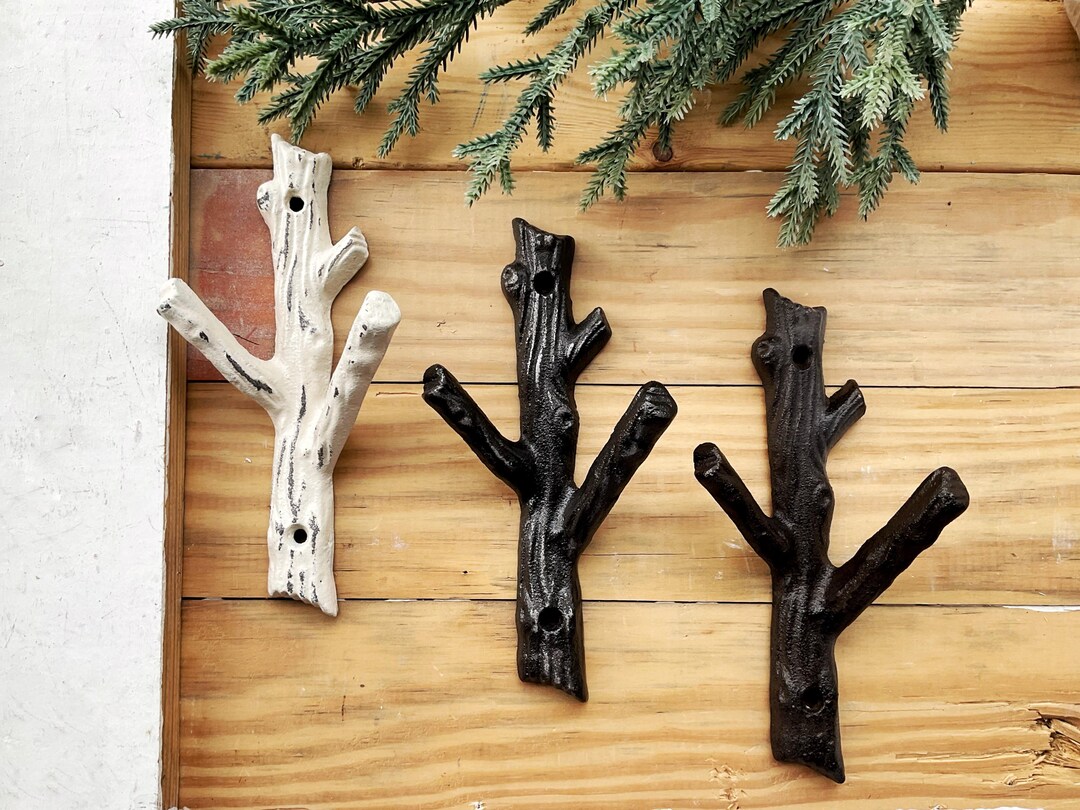 Branch Hook , Tree Branch Hook , Towel Hook Cast Iron Tree Branch Hook ...
