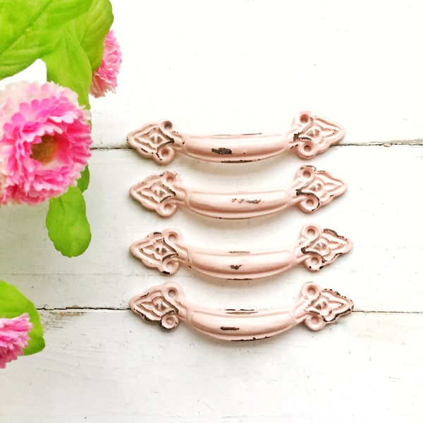 4.5 Inch Drawer Pulls Pink - Etsy