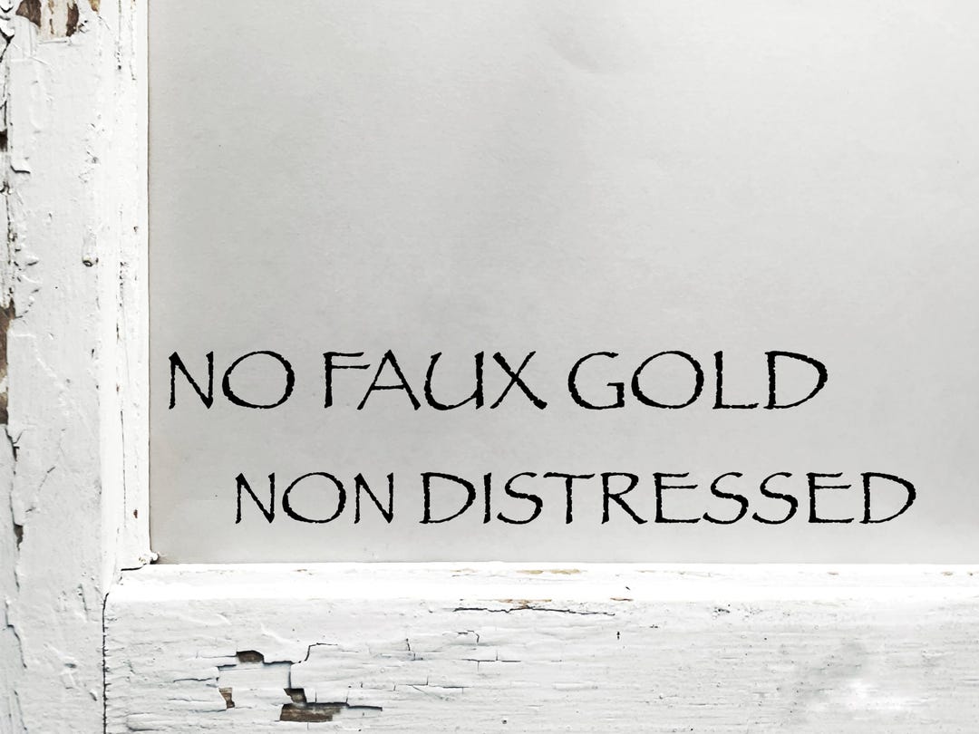 Read Details First - Invoice for Non-distressed or No Gold Faux ...