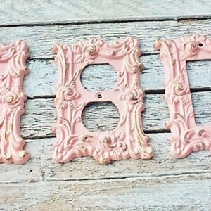 Muted Gold GFI Rocker Switch Plate Cover-metallic Gold Home Decor ...