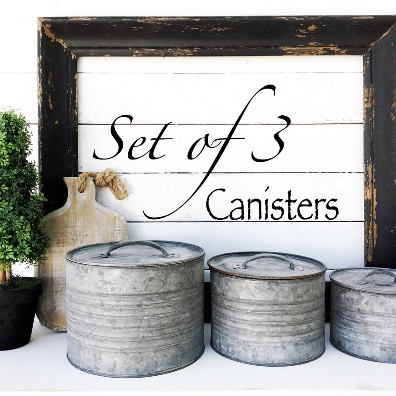 Galvanized Decor - Etsy