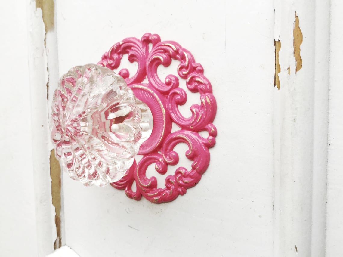 Drawer Knobs Dresser Drawer Knobs Back Plate in French Hot - Etsy