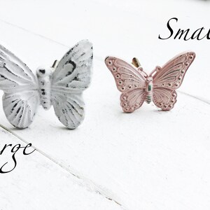 Rose Gold Butterfly Knobs , Decorative Knobs, Drawer Knobs, Cabinet Knobs, Unique Cabinet Knobs ...