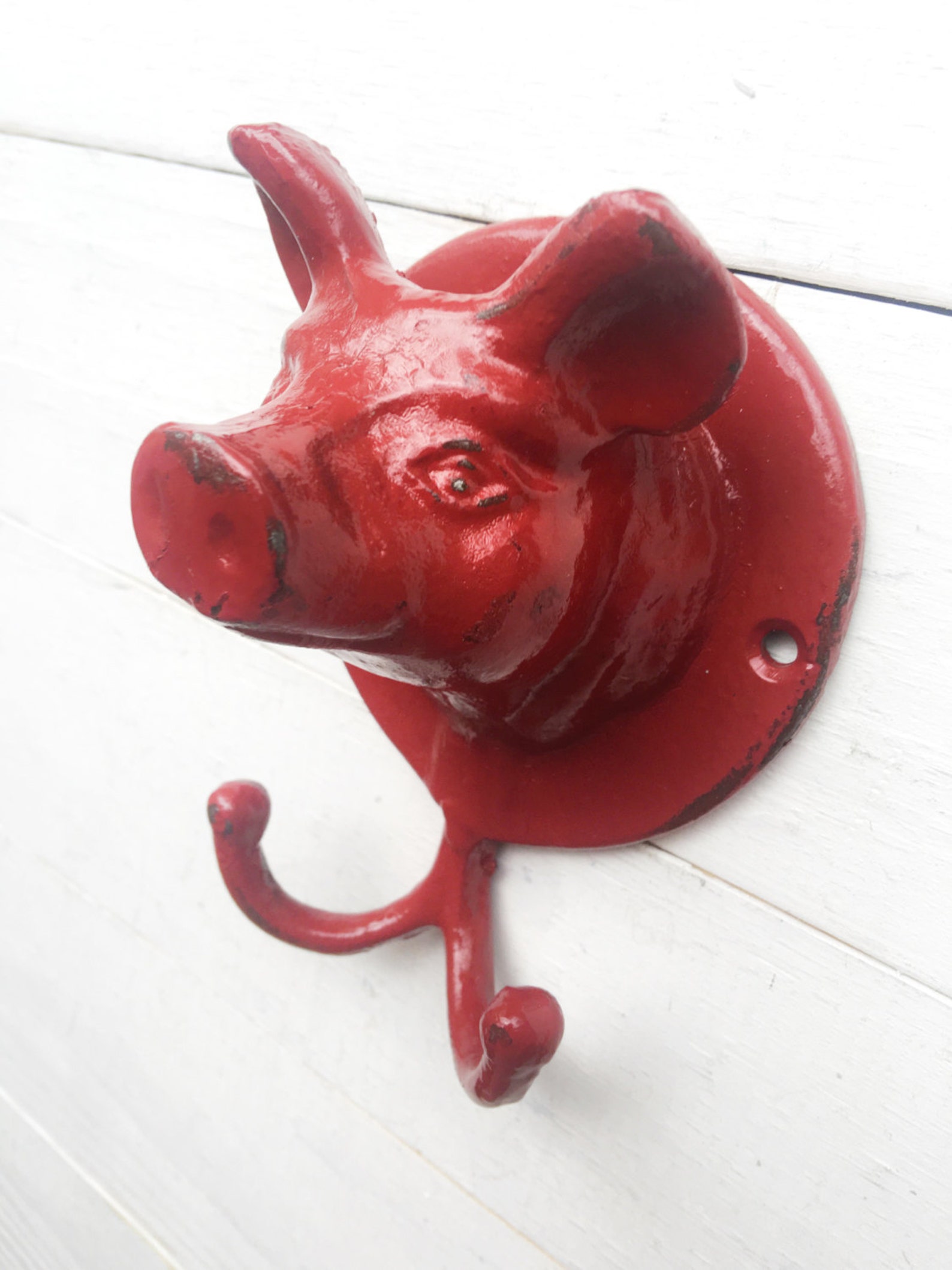 Cast Iron Hooks Large Iron Hooks Rustic Home Decor Country | Etsy