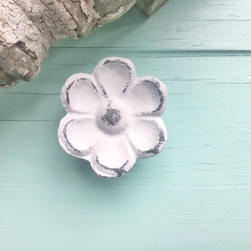 Floral Hardware Floral Cast Iron and Metal Knobs Cabinet - Etsy