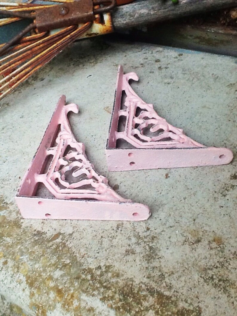 Baby Nursery Pastel Pink Brackets Cast Ironcountry - Etsy
