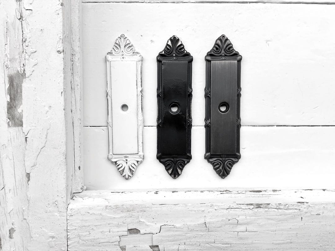 Back Plates Furniture Appliques ,shabby Chic Hardware , Backplates ...