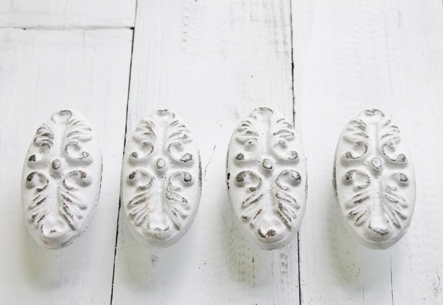 Cast Iron Oval Scroll Knobs Hardware dresser Drawer Pulls | Etsy