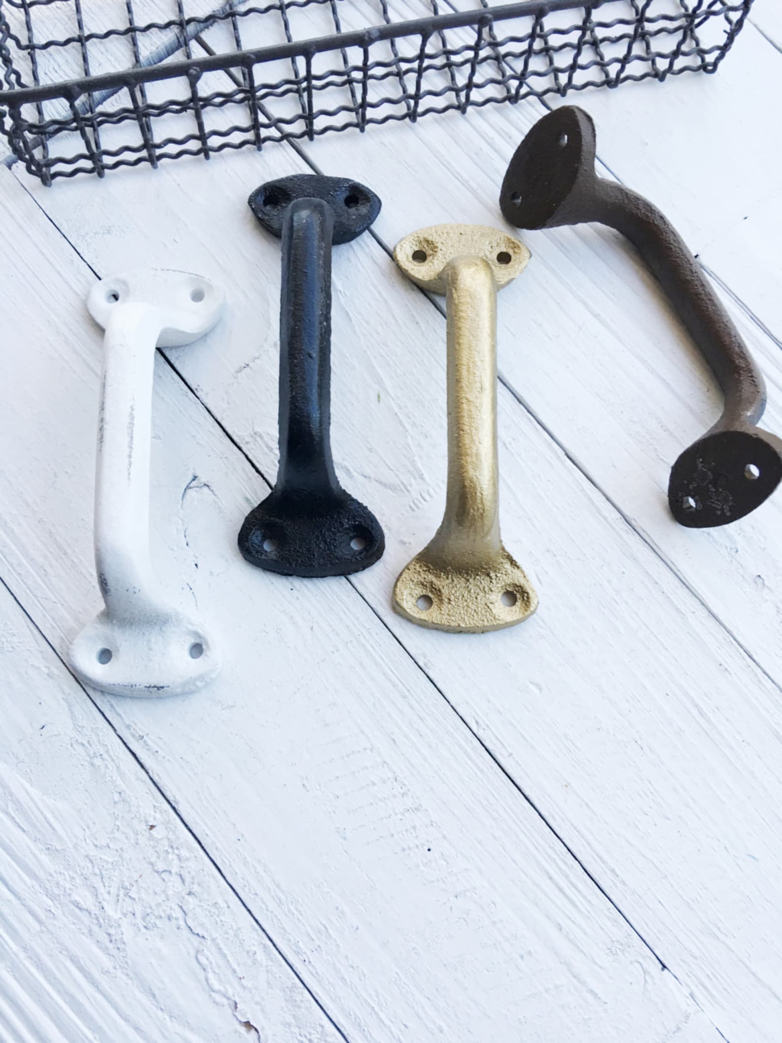 Small Iron Door Pull Barn Door Pull Home Fixtures Door | Etsy