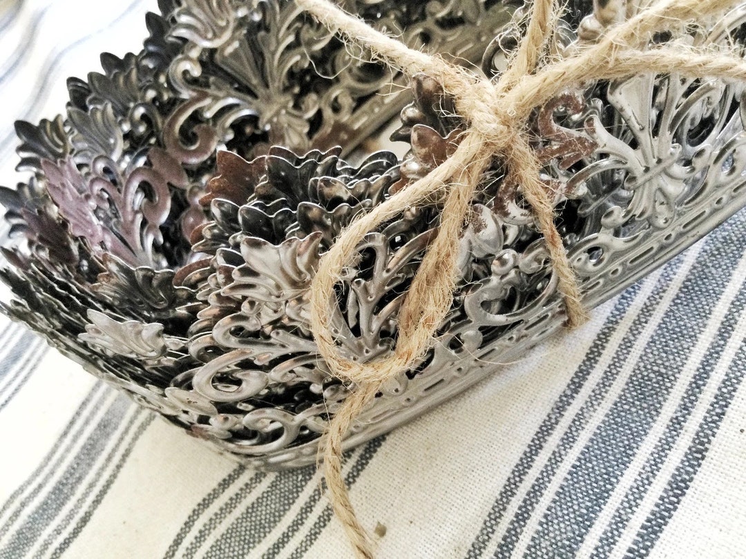 Metal Ribbon Trim Rustic Filigree Strip, Crowns, Shelves Shelf Banning ...