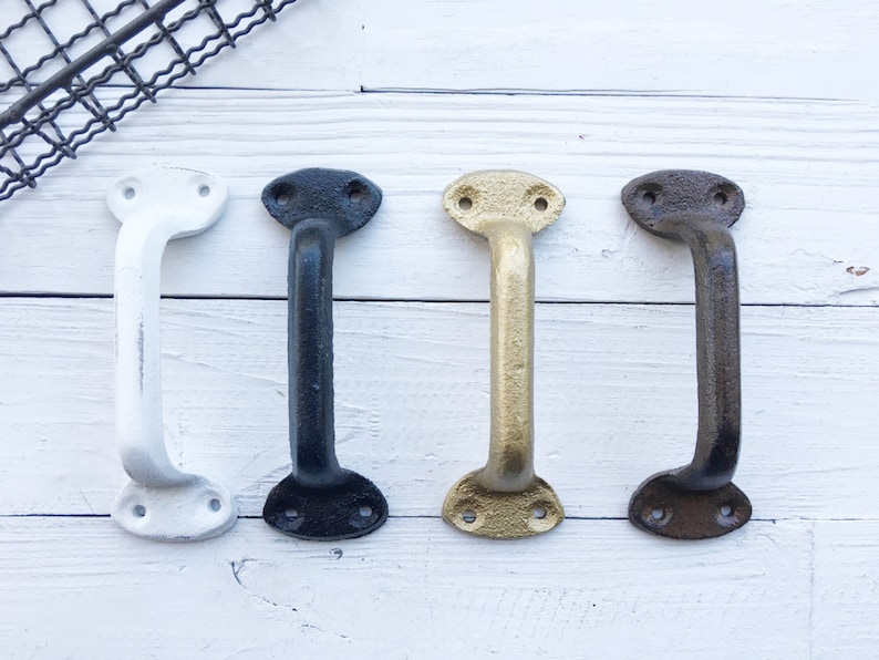 Small Iron Door Pull Barn Door Pull Home Fixtures Door - Etsy