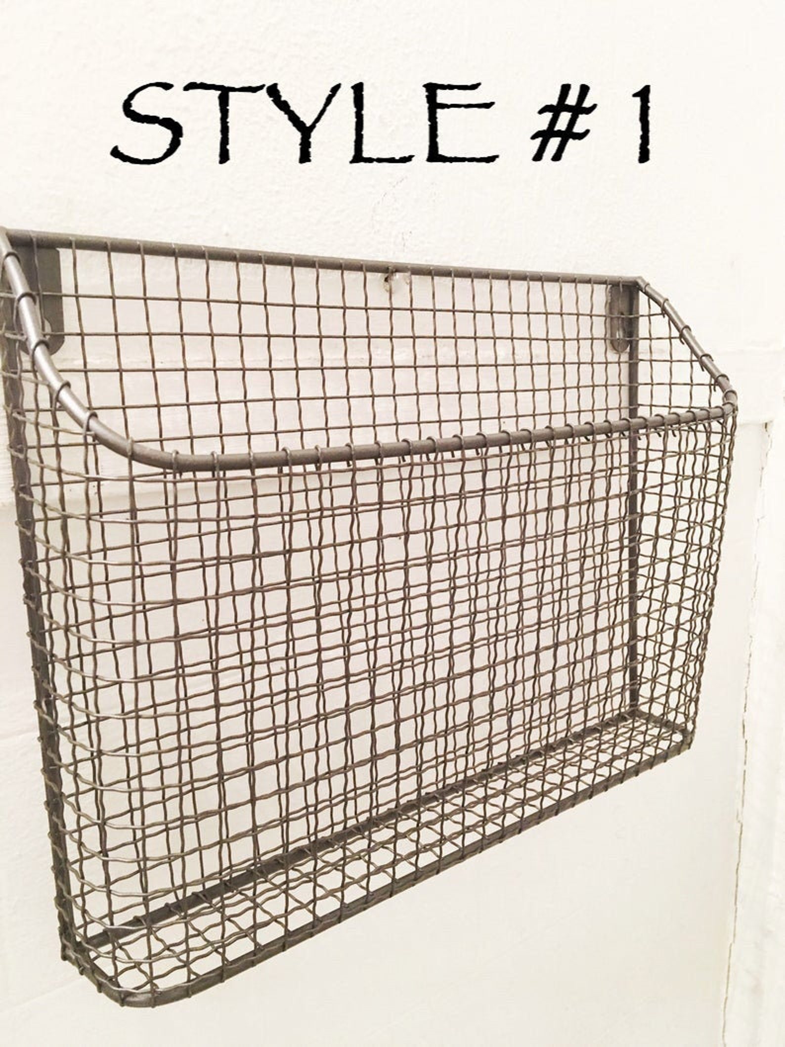 Wall Magazine Rack , Wire Hanging File Holder , New Office Organization ...