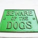 Beware of Dog Cast Iron Sign,gate Decor,plaque,pet Gifts,metal Sign,i ...