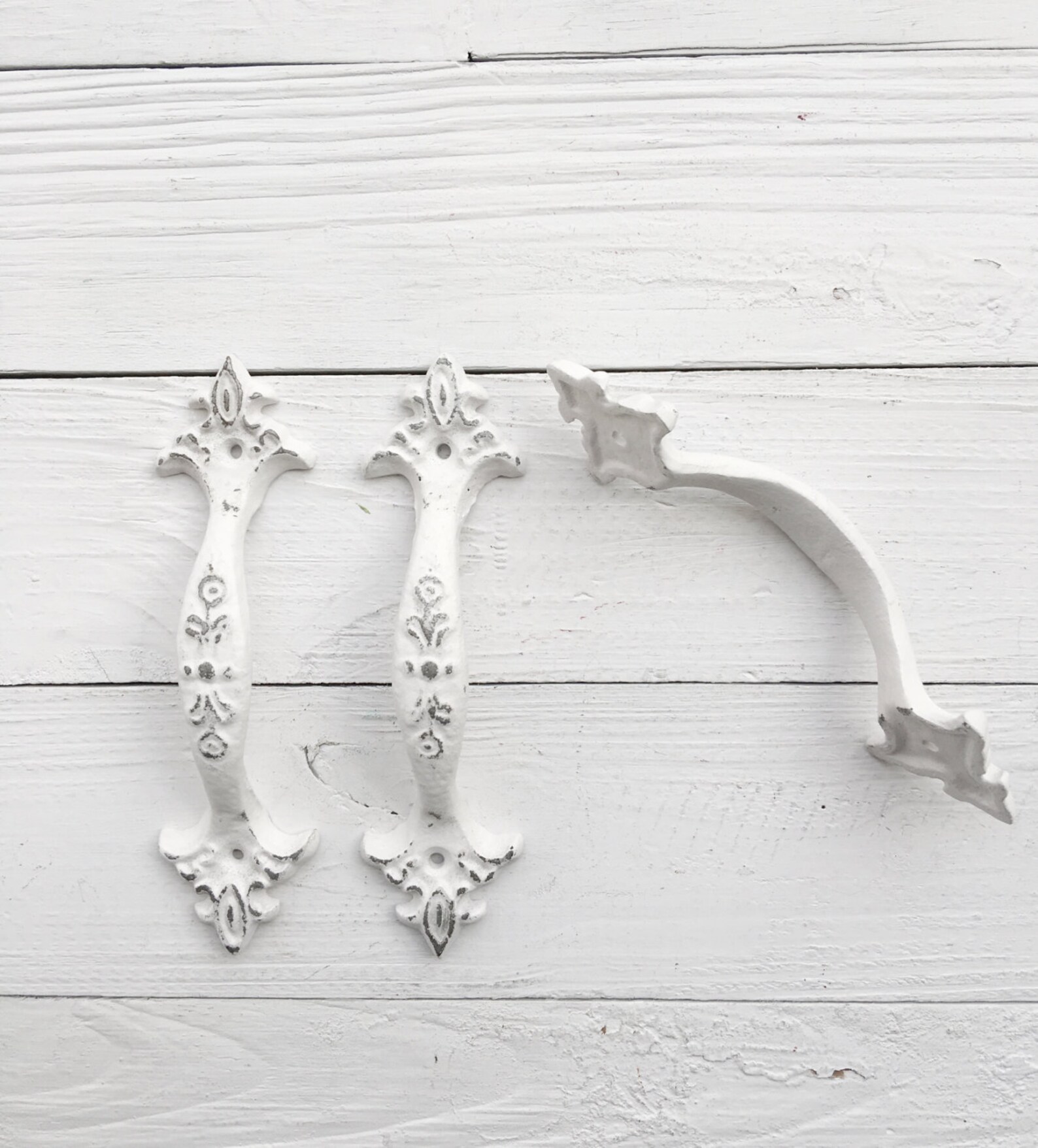 Drawer Pulls Rustic Shabby Chic Cast Iron Drawer Pull - Etsy