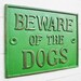 Beware of Dog Cast Iron Sign,gate Decor,plaque,pet Gifts,metal Sign,i ...