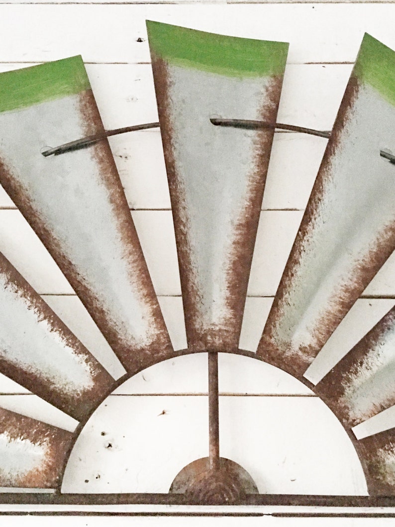 Half Windmill Head Wall Decor Rustic Farmhouse Industrial | Etsy