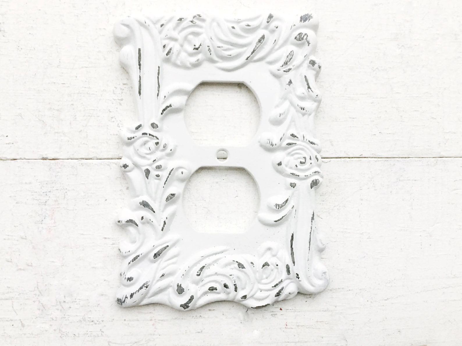 Light Switch Cover, in Shabby White, Switch Cover, Lightswitch Cover ...