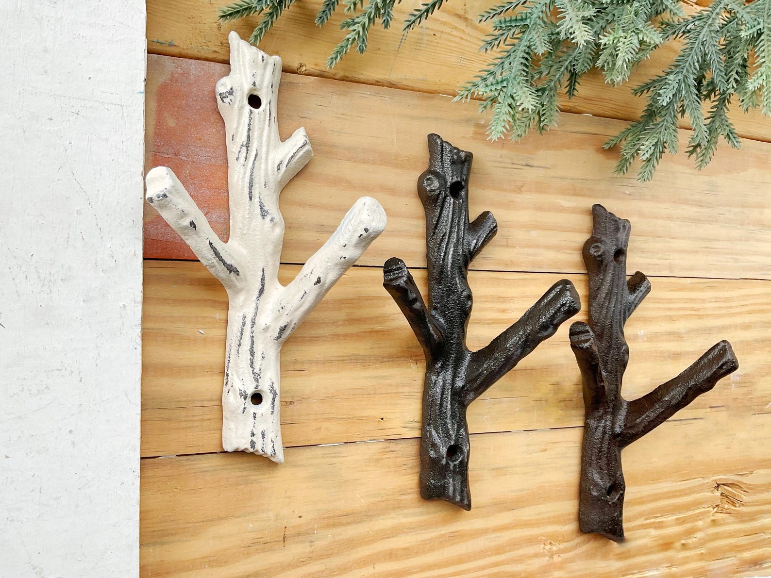 Branch Hook , Tree Branch Hook , Towel Hook Cast Iron Tree Branch Hook ...