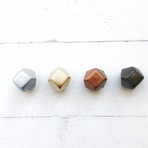 Geometric Knobs, Gold Decor, Knobs, Gold Knobs, Drawer Knobs, Glass ...