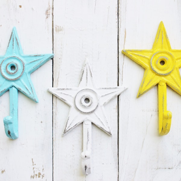 Colorful Wall Hooks - Etsy