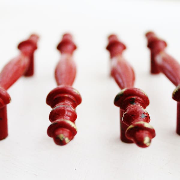 Red Knobs - Etsy