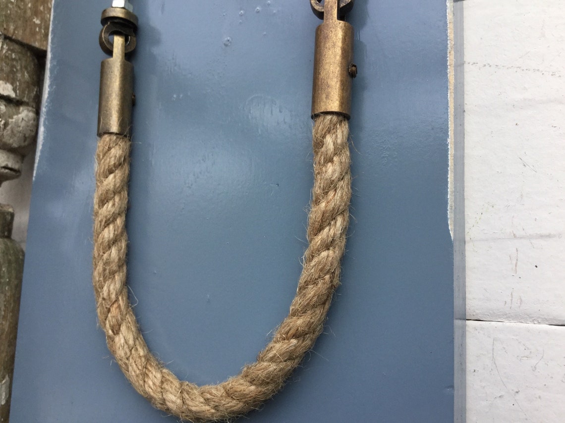 Jute Rope Pulls Handle Knobs Western Rustic Hardware | Etsy