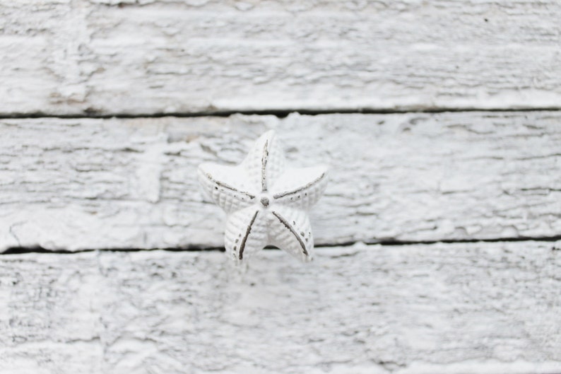 Nautical Beach Decor dresser Pull-cabinet Pulls-gray Starfish - Etsy