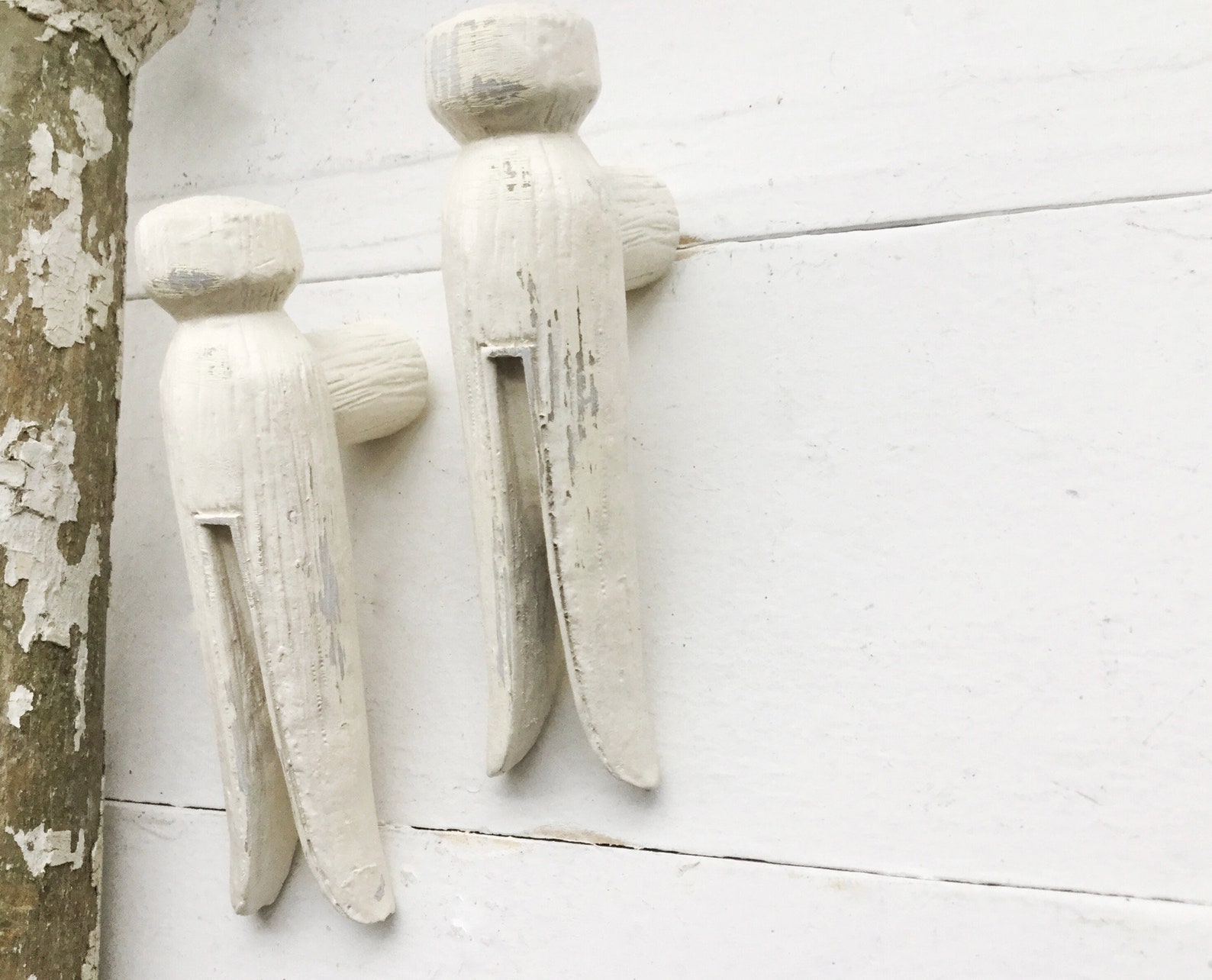 Vintage Laundry Clothes Pin Pulls Shabby Kitchen Knobs - Etsy