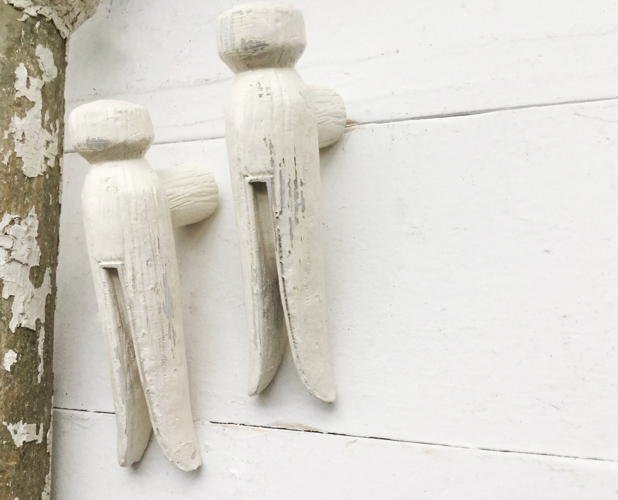 Vintage Laundry Clothes Pin Pulls Shabby Kitchen Knobs - Etsy